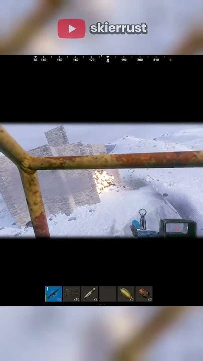 countering a raid with attack heli rust rustgame rustshorts youtube