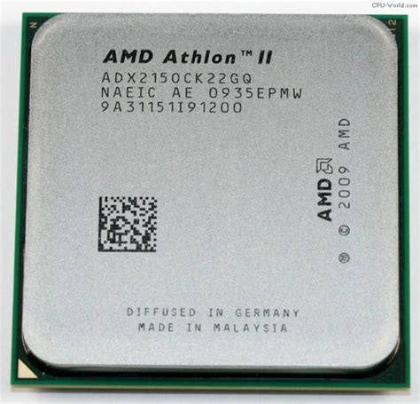 AMD Athlon II X2 Microprocessor Family