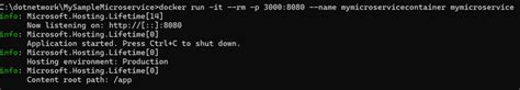Running Net Core Application Using Docker Container