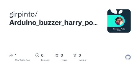 github girpinto arduino buzzer harry potter