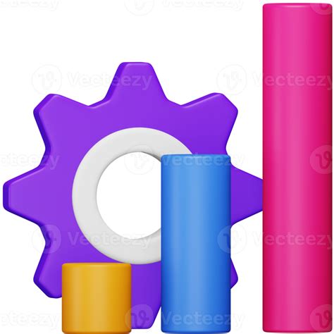 Improvement 3d Rendering Isometric Icon 13866261 Png