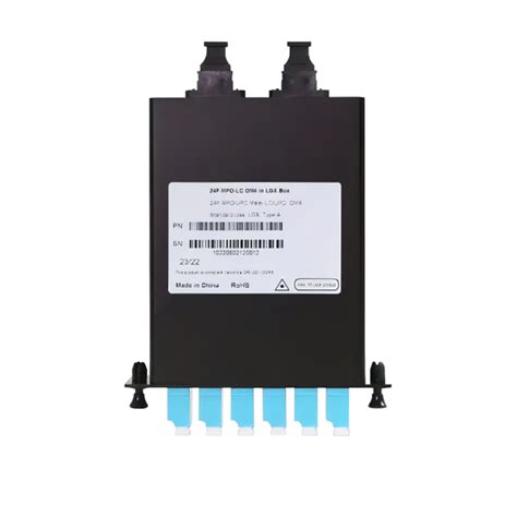 Male Mpo Mtp To Lc Lgx Box 24 Fibers Starry Networks