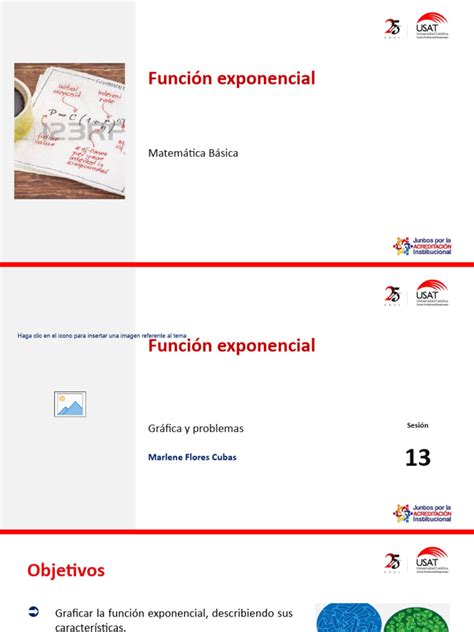 Función Exponencial Y Sus Aplicaciones Pdf Funcion Exponencial Función Matemáticas