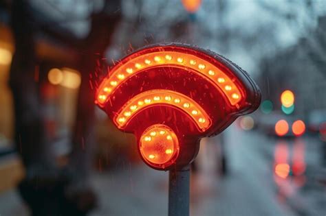 Premium Photo Wifi Networking Internet Connection Symbol Logo Cyber Speed Hotspot Modern Space