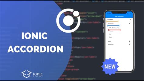 How To Use The Ionic 6 Accordion Component Youtube