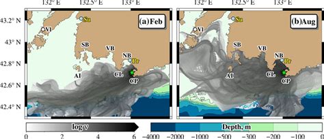 The Dasymetric Maps Show The Accumulated Density Of Trajectories Of The
