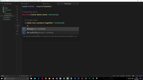 Mongodb Tutorial 5 Intro To Mocha Testing Youtube