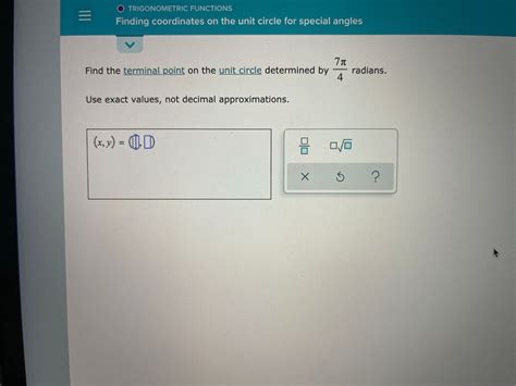 Unit Circle With Radians And Points