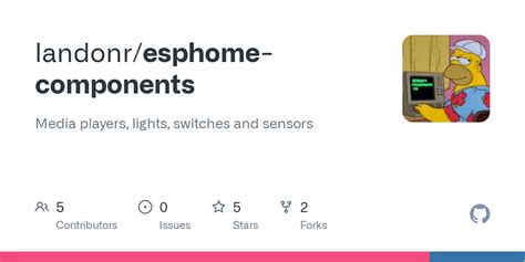 Github Landonr Esphome Components Media Players Lights Switches And Sensors