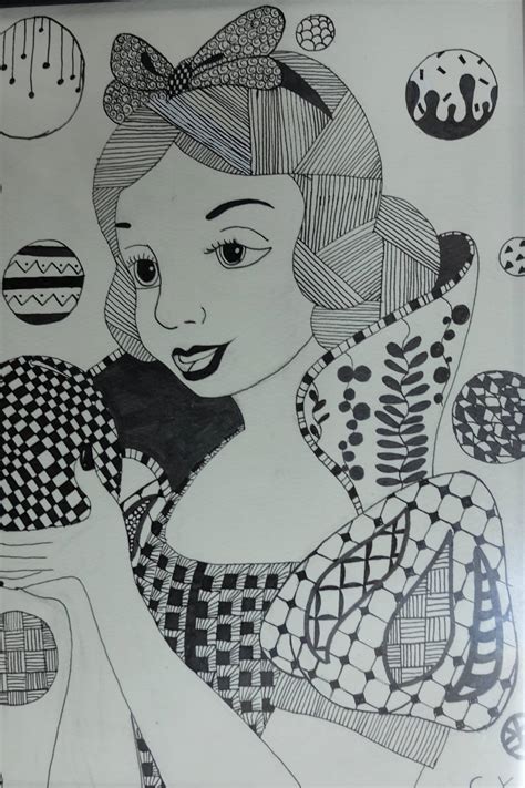 옥이샘의 톡톡 교실 팁 ★젠탱글 6학년 미술 동아리 아이들 작품입니다 ☞도구 피그마