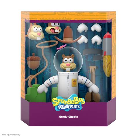 Spongebob Squarepants Ultimates Sandy Cheeks 7 Inch Action Figure