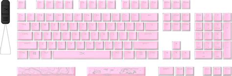 hyperx pudding keycaps 2 full key set pbt 112 keys