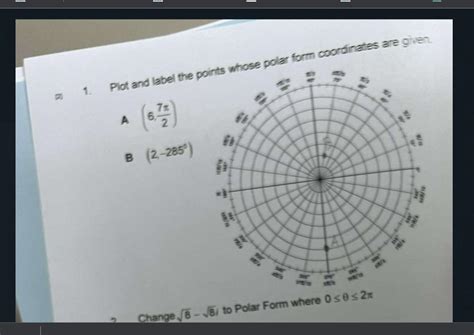 Solved Change I To Polar Form Where Chegg Com