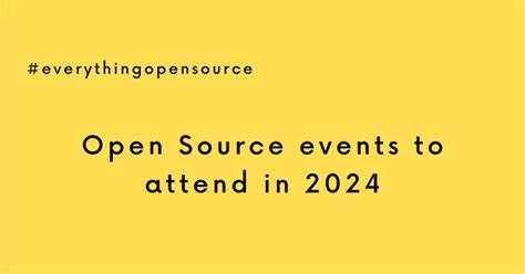 Gertrude Abagale On Linkedin Open Source Events To Attend In 2024