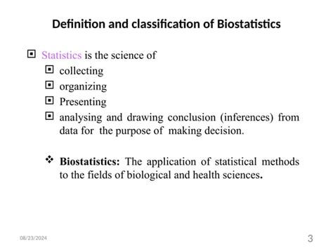 Biostatistics Pptpptx Teaching Handout Of Statistics Ppt