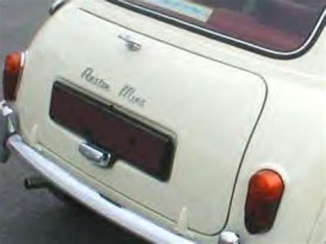 Mini Boot Lid Mk1 Single Skin ABS Motorsport