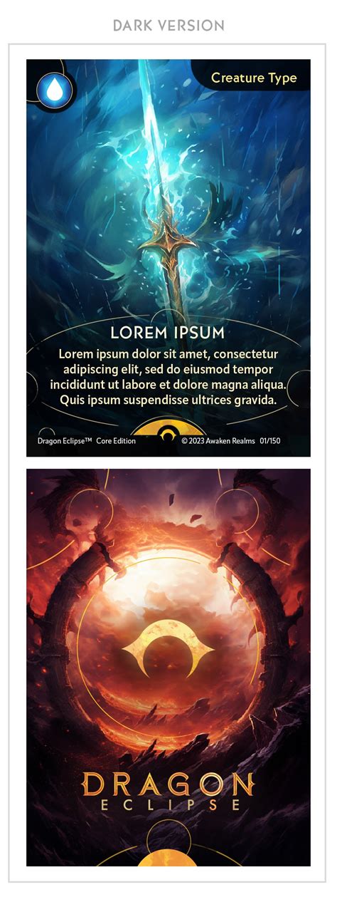 Dragon Eclipse By Awaken Realms Foil Cards Sample And Vote For Cards