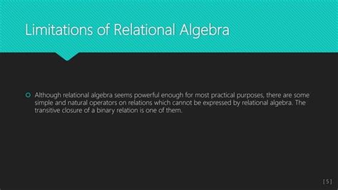A Simple Presentation On Relational Algebra Pptx