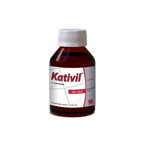 Kativil L Carnitina Jarabe 1gr10ml 240 Ml Cofasa Farmadon La Farmacia De La Esquina