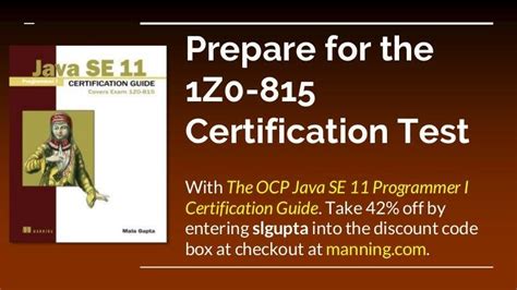 Mala Gupta On Linkedin Java Se 11 Programmer I Certification Guide