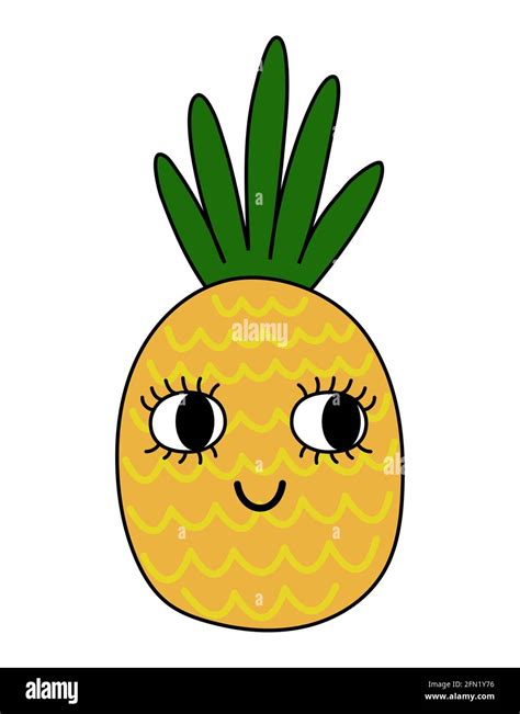 Cute Pineapple Clipart