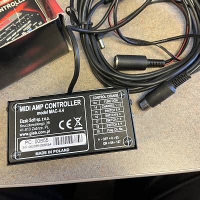 G Lab G Lab Guitar Laboratory MIDI Controller Bogner Reverb