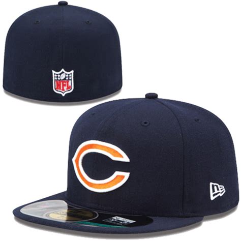 New Era Chicago Bears Navy Blue On Field Player Sideline 59fifty Fitted