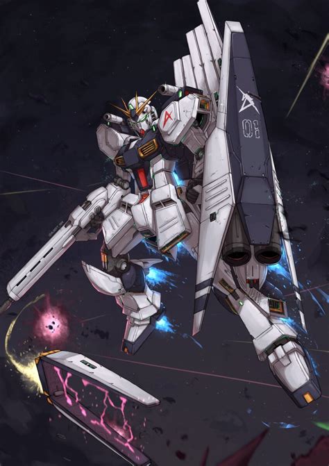 Albert Rbk Nu Gundam Nu Gundam Hws Chars Counterattack Gundam Gundam Msv Absurdres