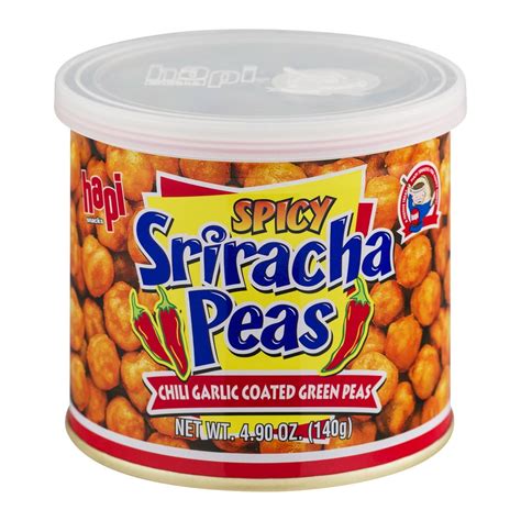 Hapi Snacks Spicy Sriracha Peas 49 Oz