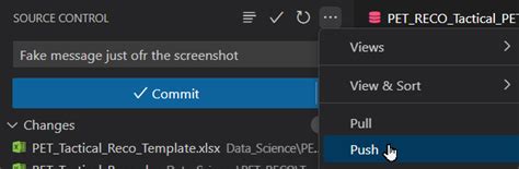 Git Vs Code Says My Branch Has No Remote Branch When I Try To Push My Commit The Branch