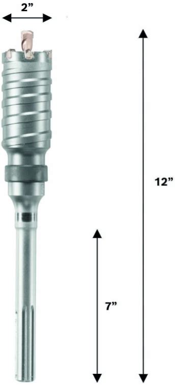 bosch 2x12 sds max® rotary hammer core bit hc8510 whtyri