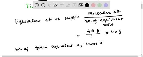 Solved Calculate The Normality Of Solution Of Naoh If 0 4 G Of Naoh