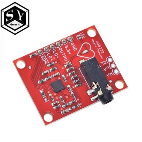 Ecg Module AD Ecg Measurement Pulse Heart Ecg Monitoring Sensor Module Kit For Arduino