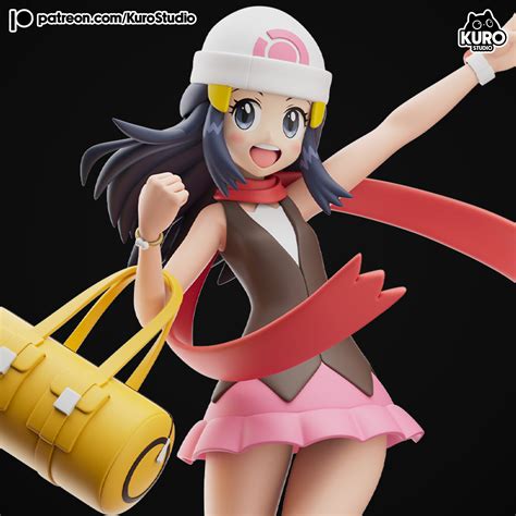 Artstation Dawn And Piplup Pokemon