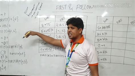 First Follow And Ll1 Table Youtube