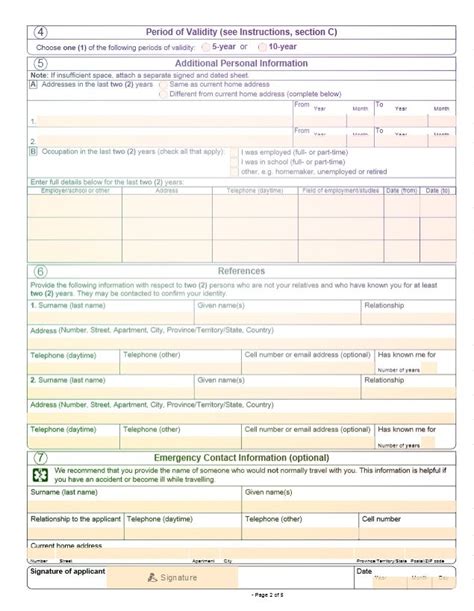 Gov Canada Passport Renewal Forms Printable Form 2024