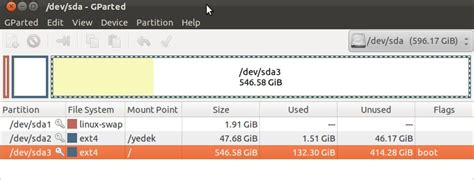 Partitioning Split A Partition With Gparted Ask Ubuntu