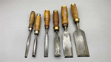 Vintage Bevel Edge Chisel Set Of Six The Tool Exchange AU