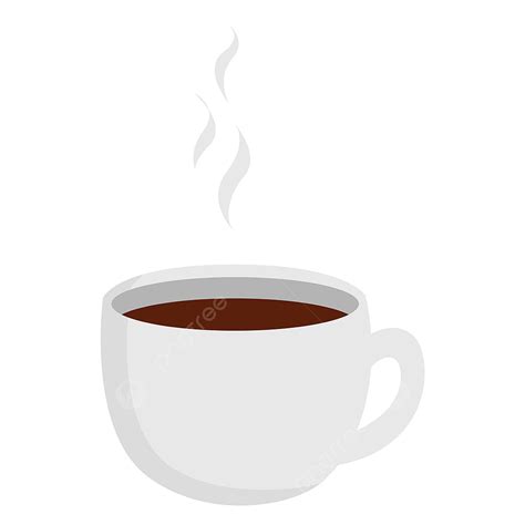 흰색 배경에 커피 일러스트 벡터 벡터 커피 하얀 Png 일러스트 및 벡터 에 대한 무료 다운로드 Pngtree