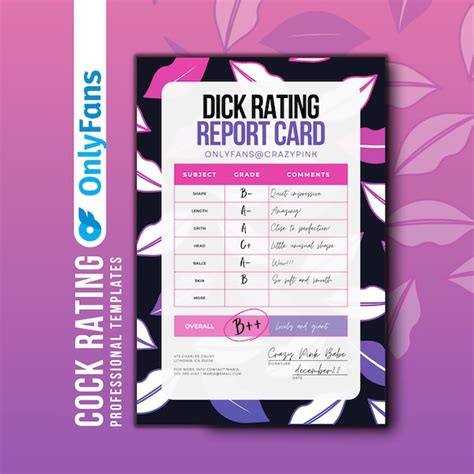 Sex Report Template Etsy