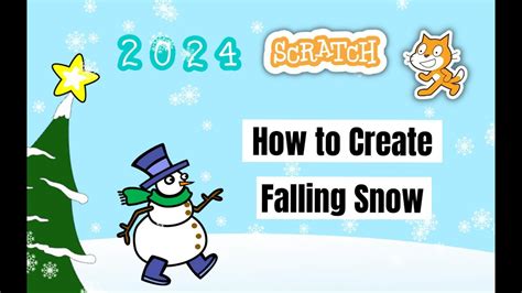 How To Create Falling Snow Step By Step Tutorial Scratch Scratchprogramming Youtube
