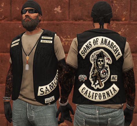 Sons Of Anarchy Pack Mp Male Mc Vest Sp Fivem Gta Hub Hot Sex Picture