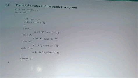 54 Predict The Output Of The Below C Program StudyX