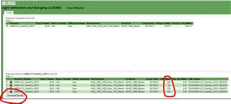 Working With Usgs Airborne Lidar Las Files From Usgs Click In