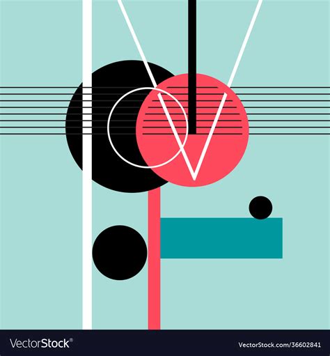 Abstract Multi Colored Background Geometric Vector Image