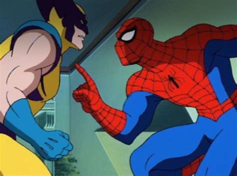 X Men And Spider Man Crossover Spider Man Animated Series Spiderman Marvel Cartoons