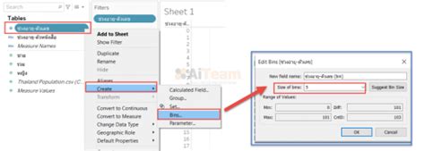 มาสร้างกราฟ Pyramid Chart เพื่อเปรียบเทียบจำนวนประชากร ชาย หญิง ตามช่วงอายุ Aiteam Co Ltd