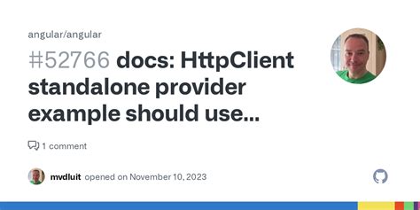 Docs Httpclient Standalone Provider Example Should Use Appconfig