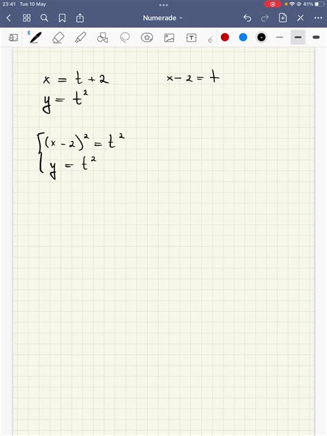 Solved Write A Rectangular Equation For The Set Of Parametric