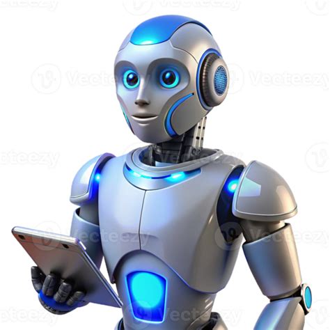 Beautiful Vintage Friendly Robot 3d Render High Resolution 56601697 Png